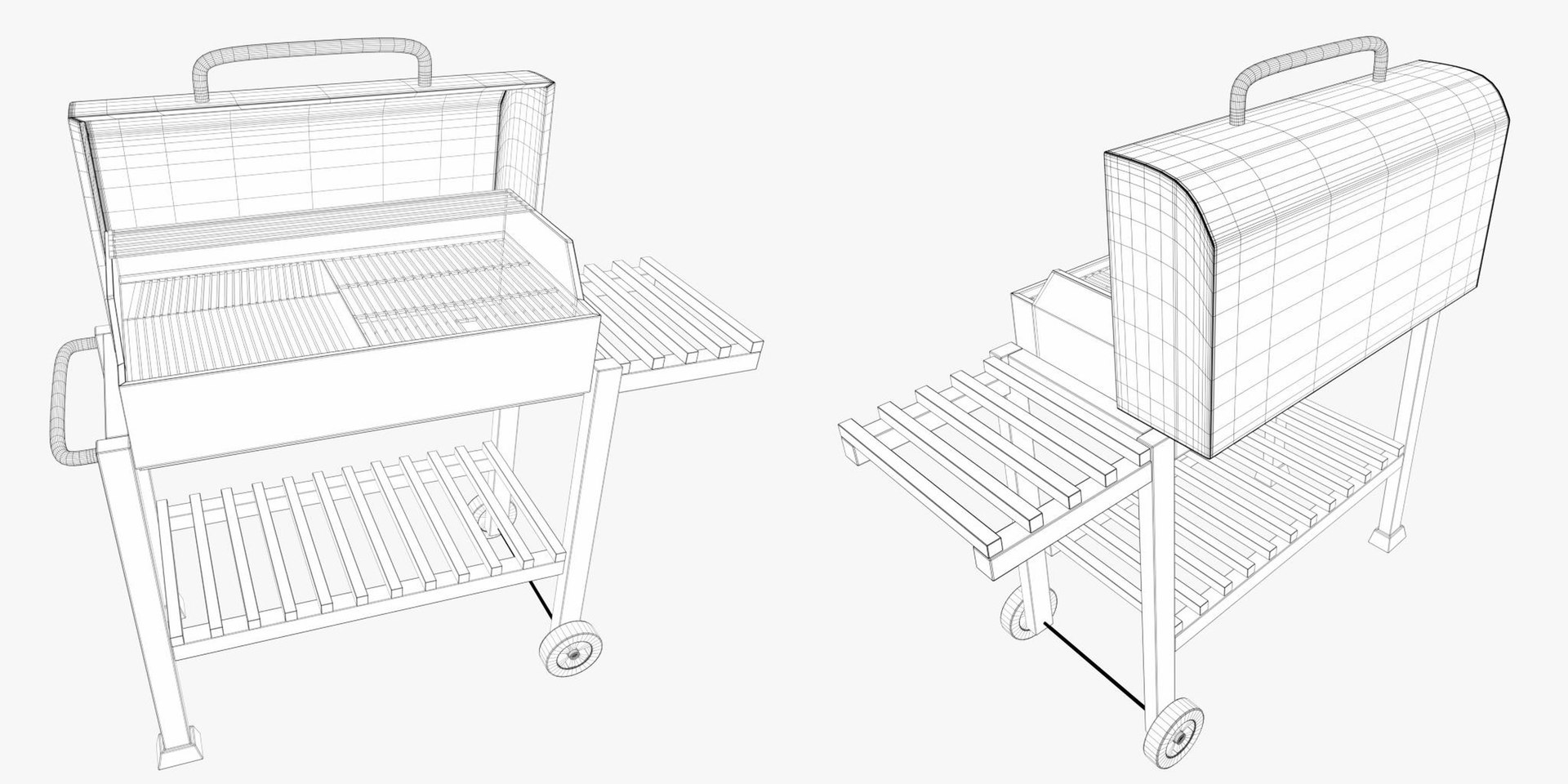 Bbq Barbecue 3D Model - TurboSquid 1284517