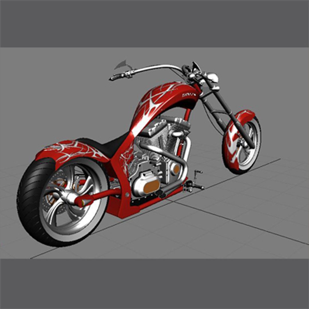 3d Custom Chopper