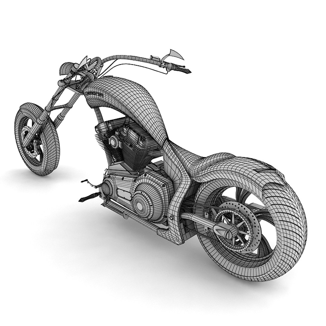 3d Custom Chopper