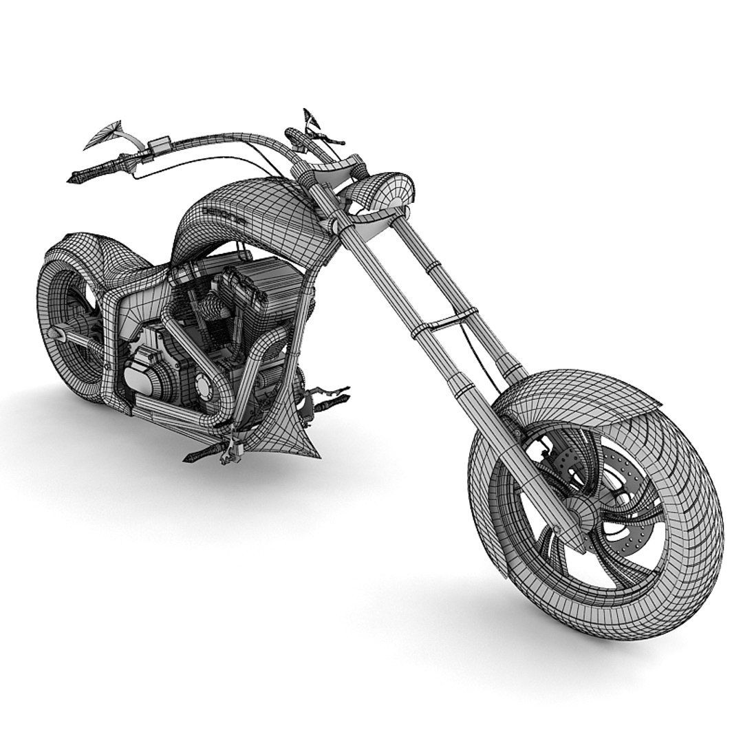 3d Custom Chopper