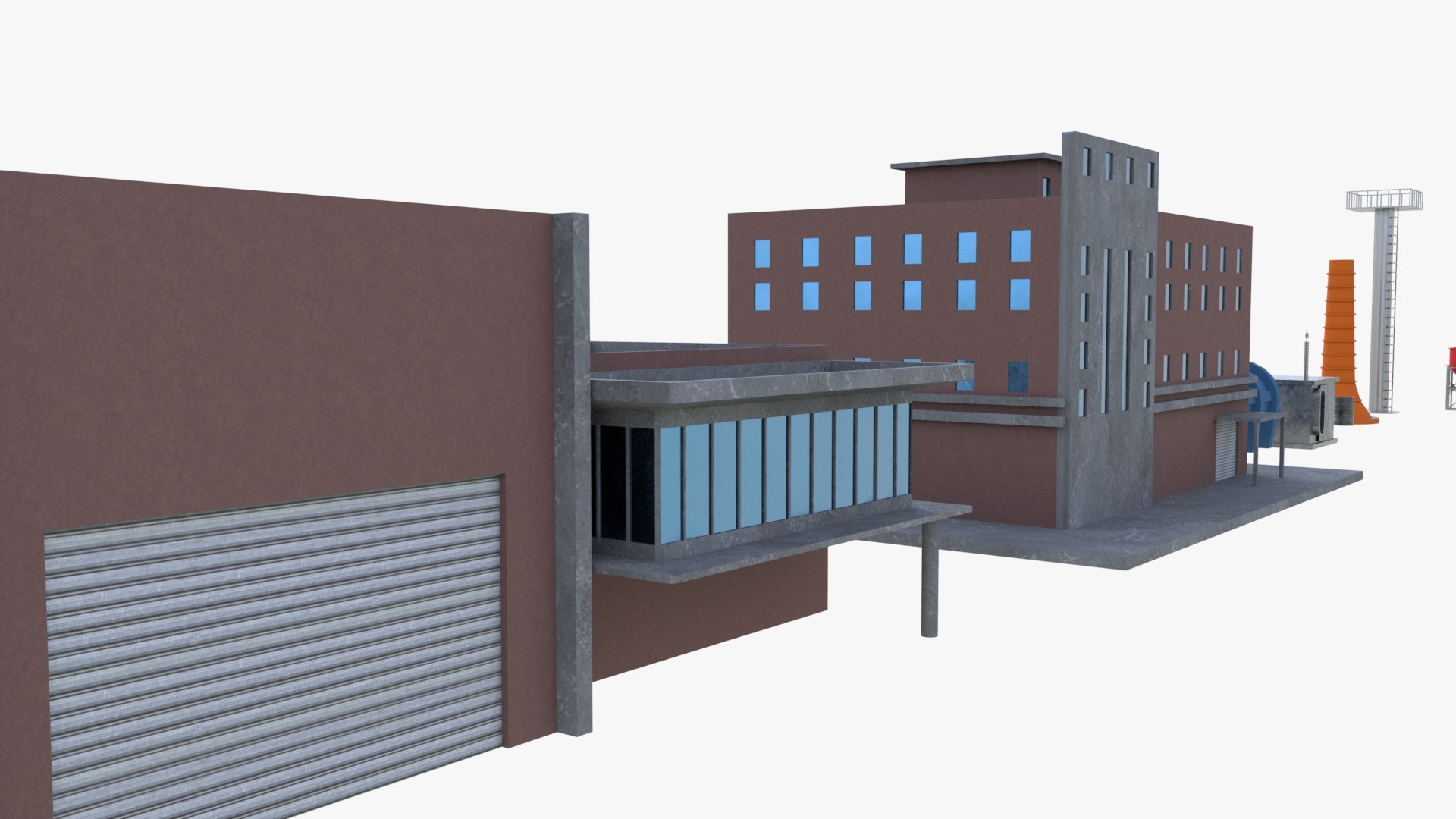 Industrial Buildings Model - TurboSquid 1899041