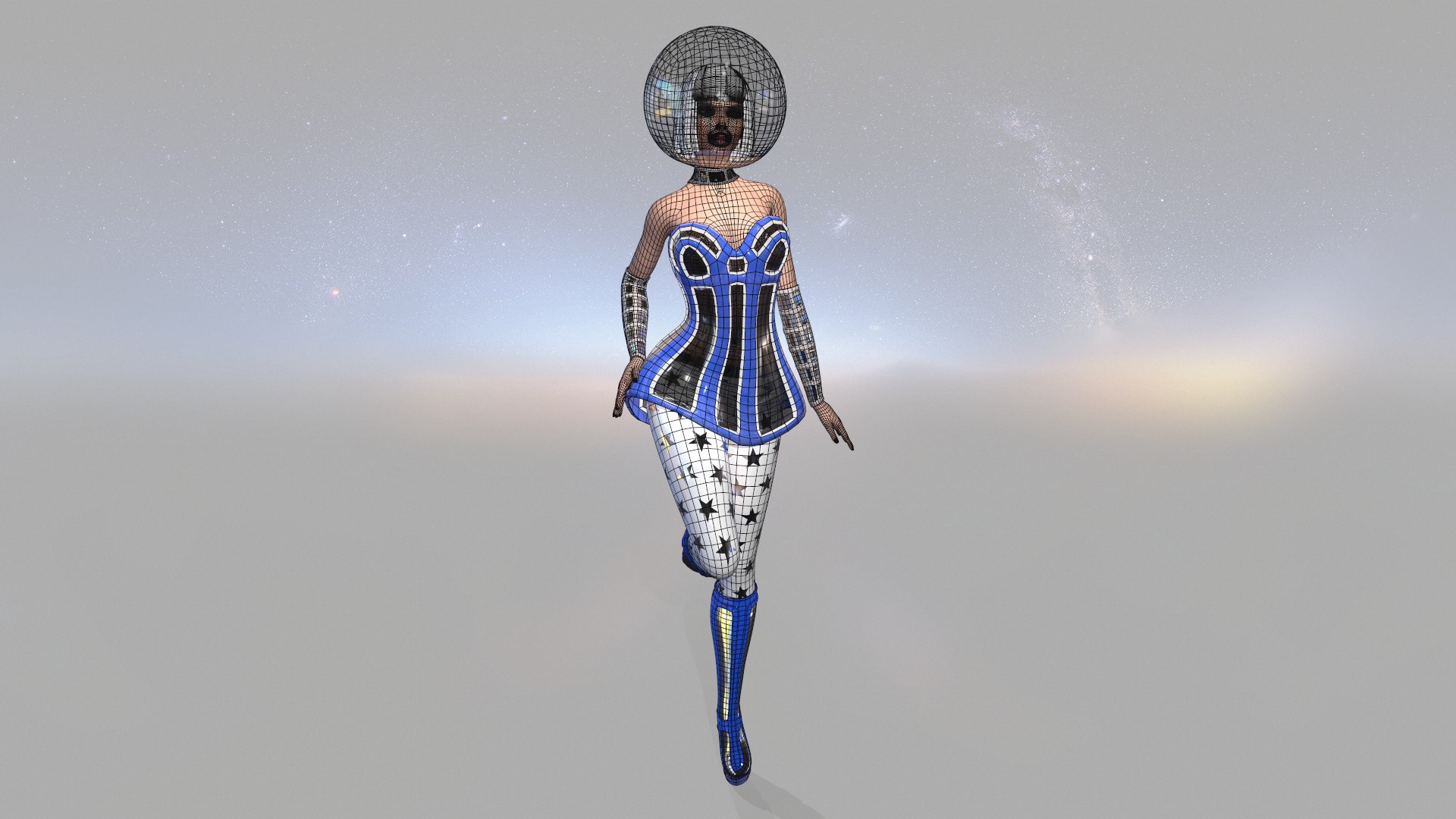 Cosmo Lady 3D - TurboSquid 1941142