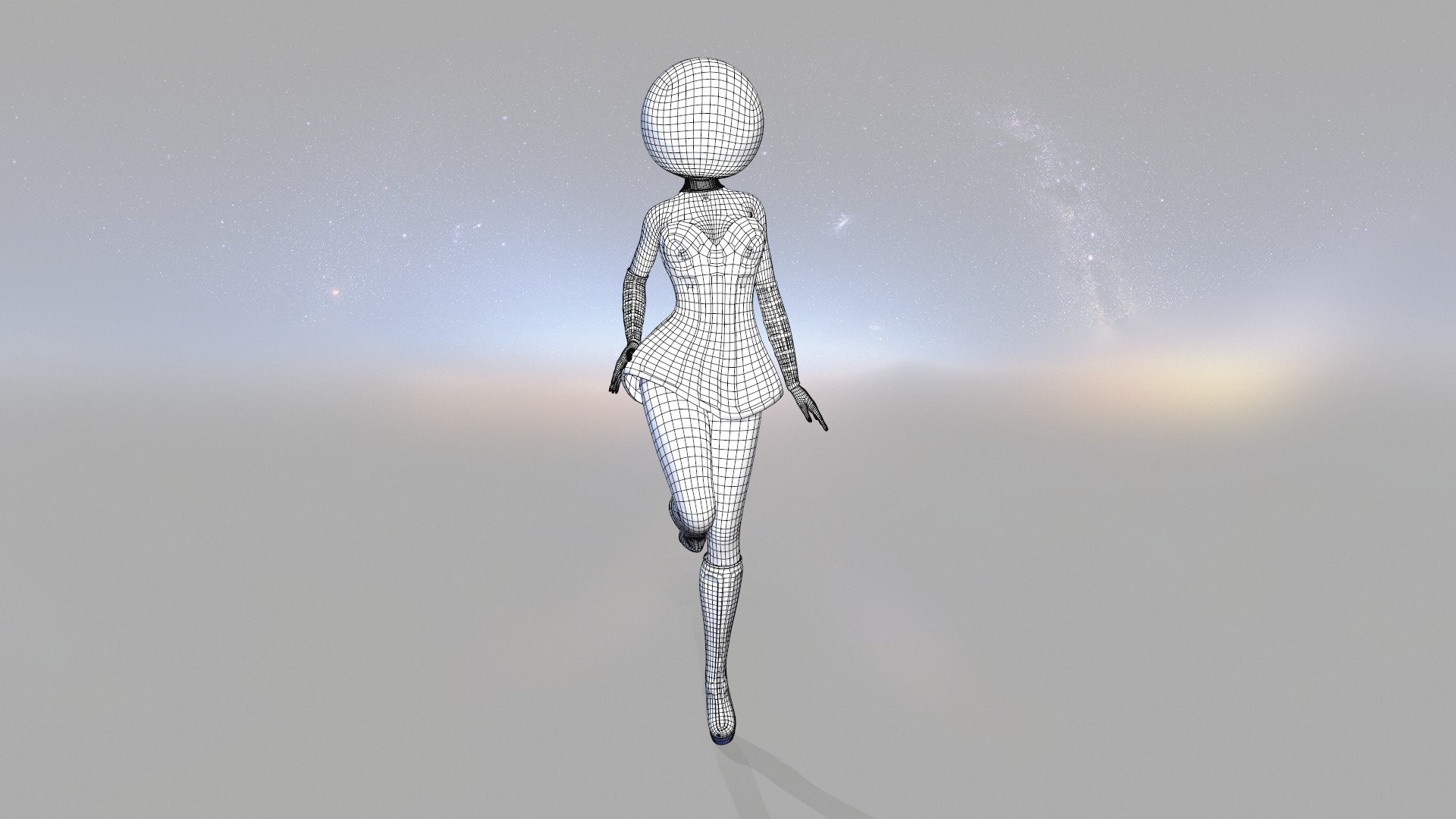 Cosmo Lady 3D - TurboSquid 1941142