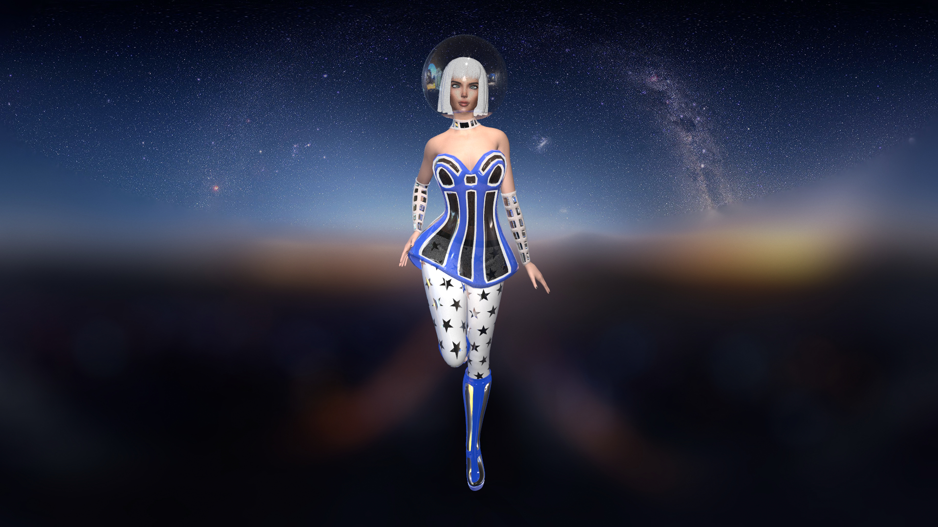 Cosmo Lady 3D - TurboSquid 1941142