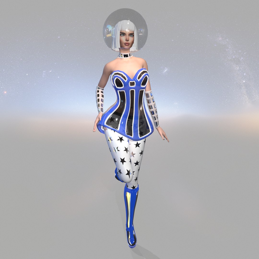 Cosmo Lady 3D - TurboSquid 1941142