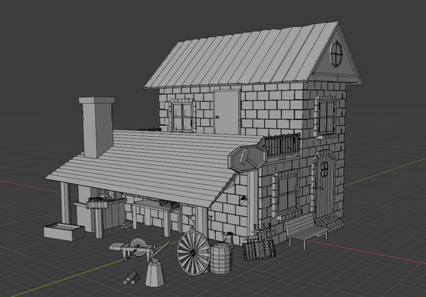 Free Low poly forge pbr game ready Free model - TurboSquid 1874942
