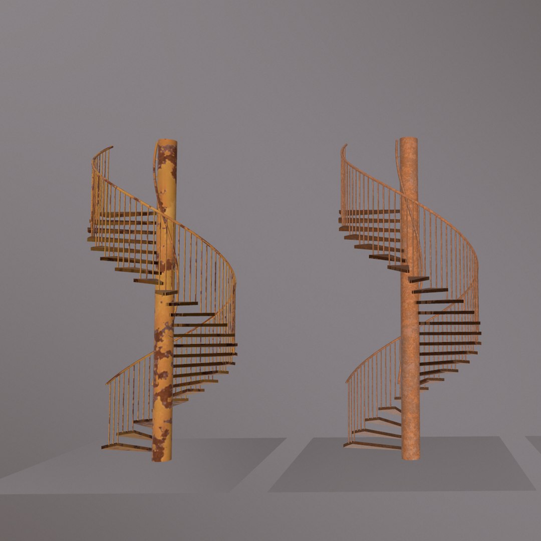 Free 3D Spiral Staircase - TurboSquid 2099822