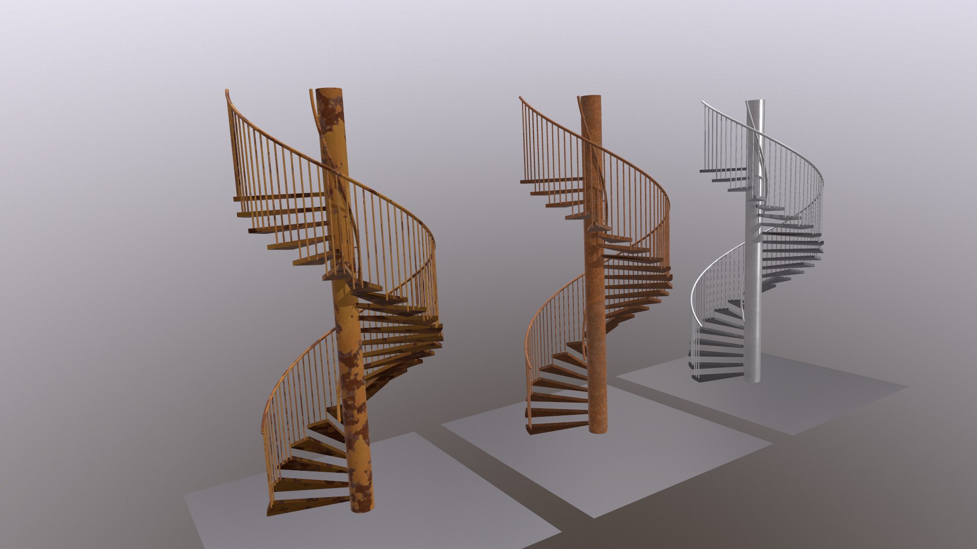 Free 3D Spiral Staircase - TurboSquid 2099822