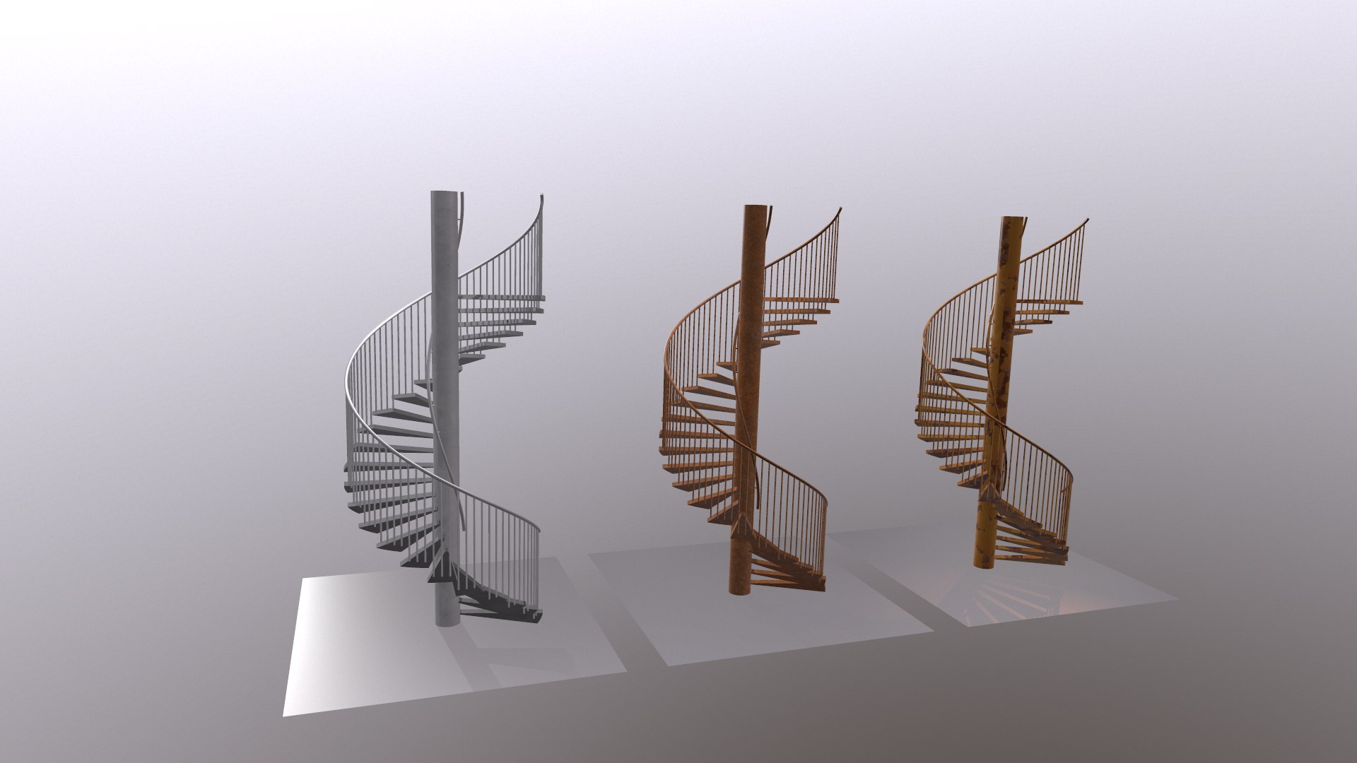 Free 3D Spiral Staircase - TurboSquid 2099822