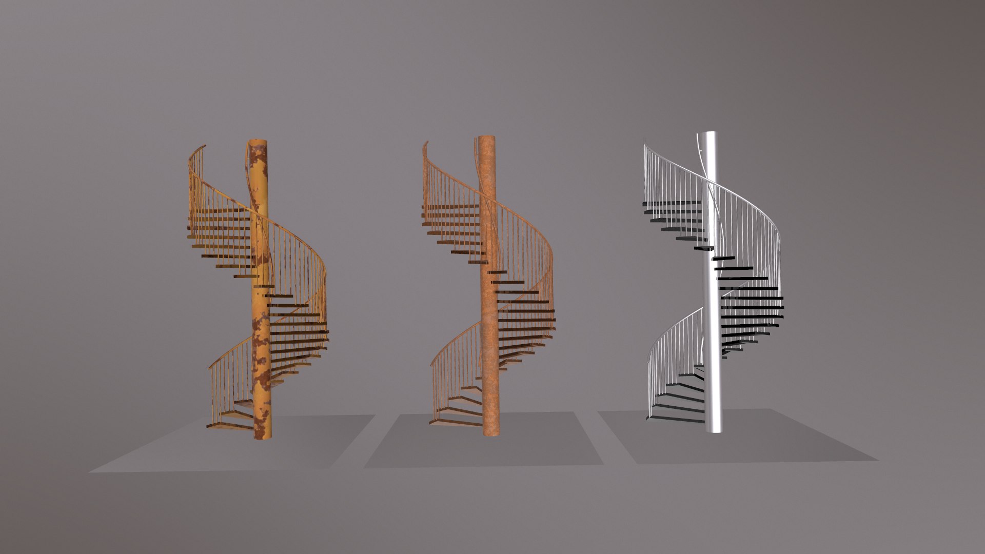 Free 3D Spiral Staircase - TurboSquid 2099822