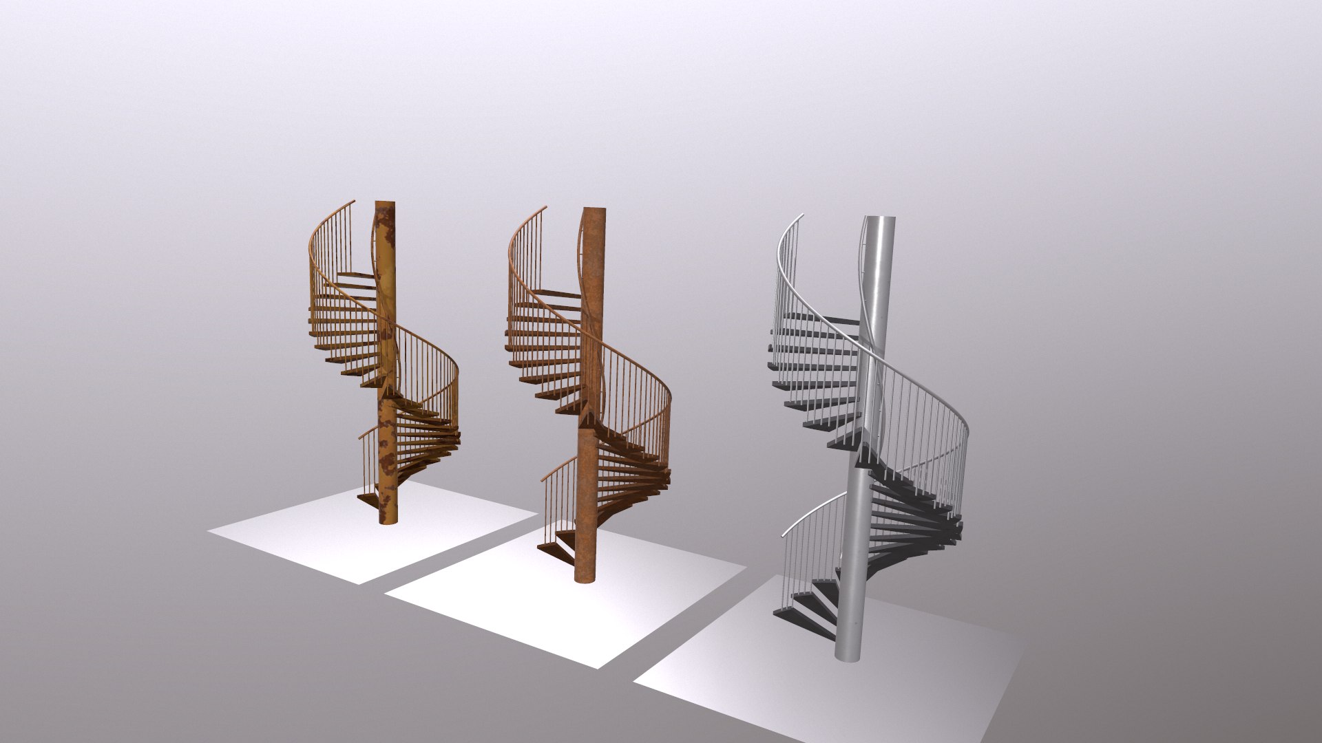 Free 3D Spiral Staircase - TurboSquid 2099822