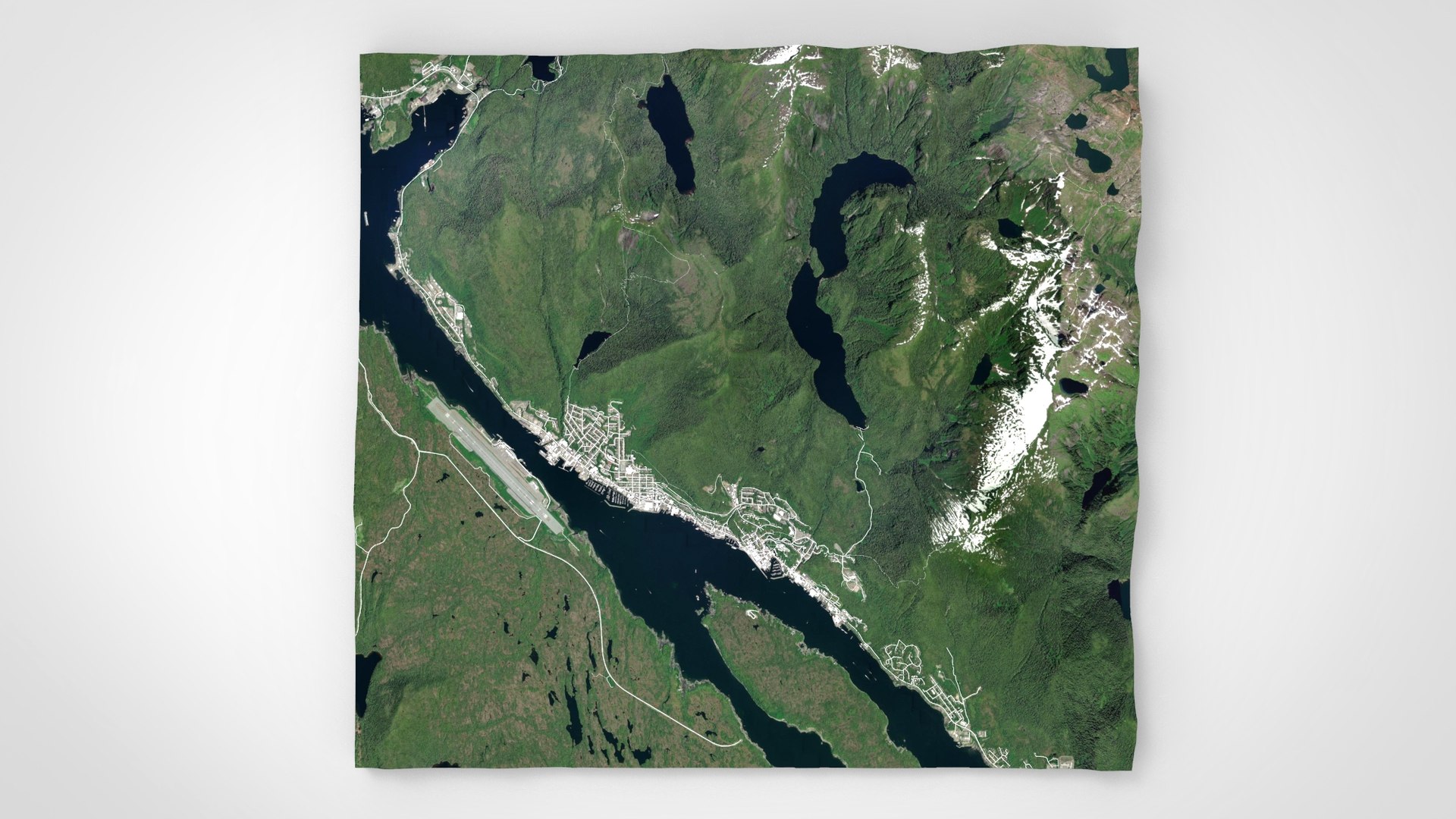 Cityscape Ketchikan Alaska Model - TurboSquid 2035640