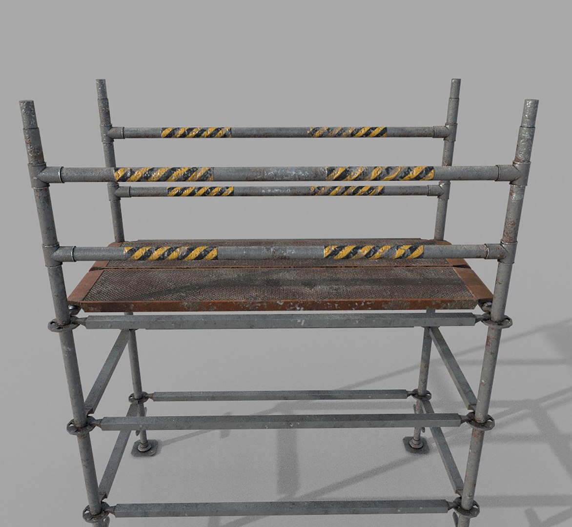 Metal Scaffolding - 2 parts 3D model - TurboSquid 1765115