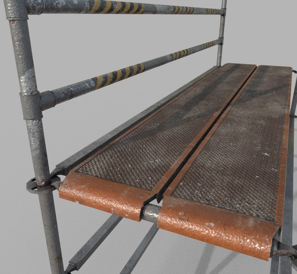 Metal Scaffolding - 2 parts 3D model - TurboSquid 1765115