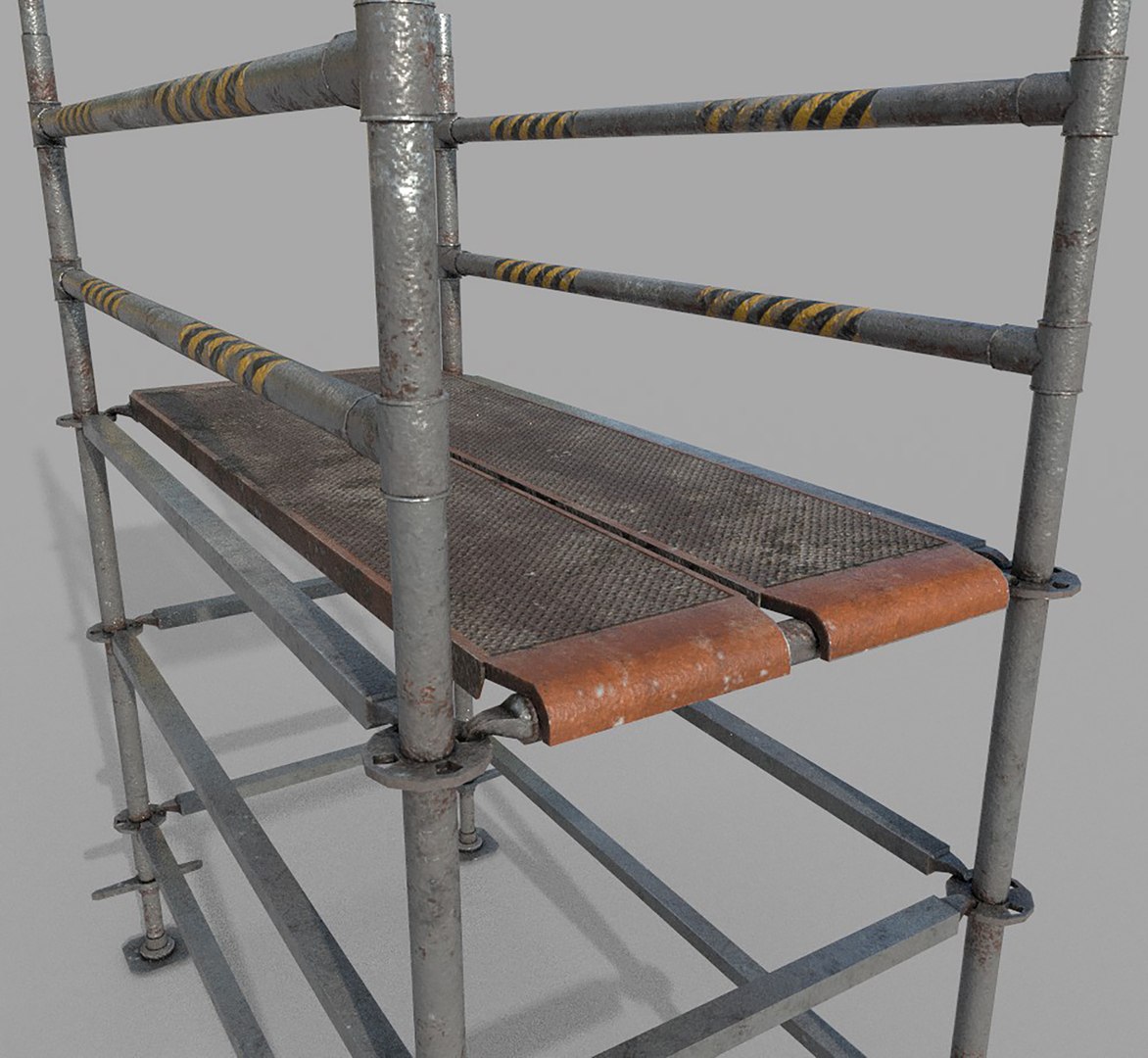 Metal Scaffolding - 2 parts 3D model - TurboSquid 1765115