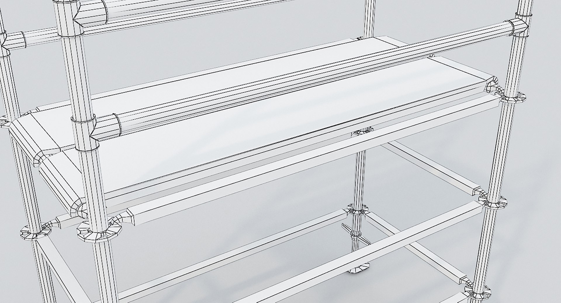 Metal Scaffolding - 2 parts 3D model - TurboSquid 1765115