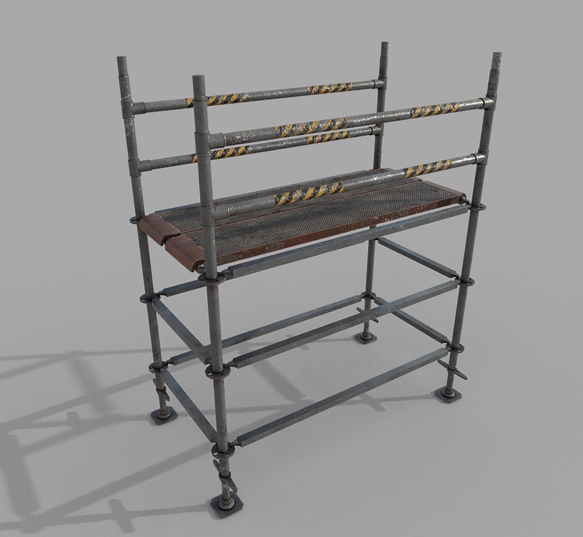 Metal Scaffolding - 2 parts 3D model - TurboSquid 1765115