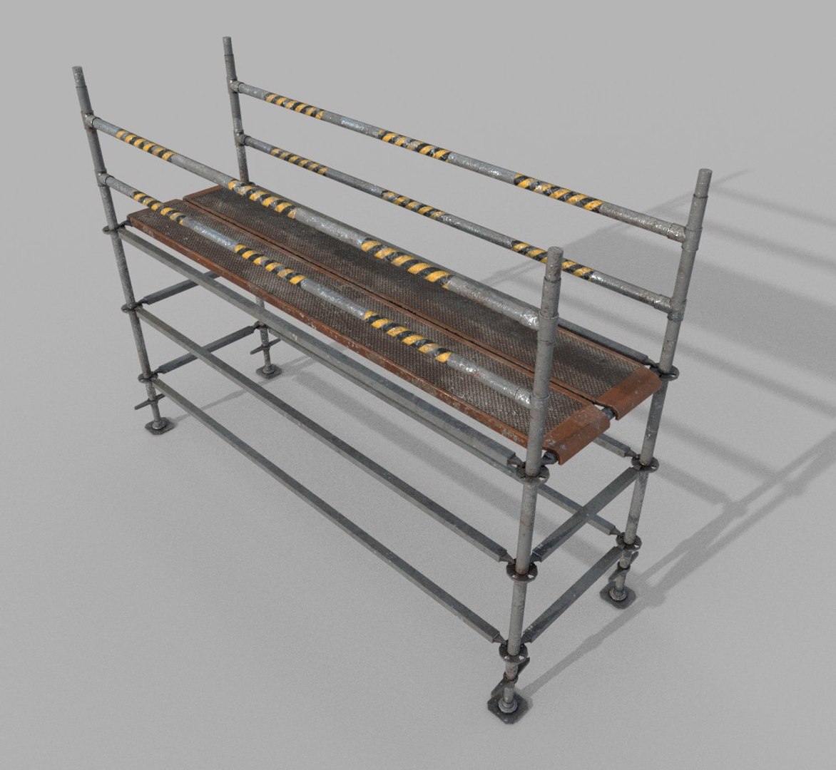 Metal Scaffolding - 2 parts 3D model - TurboSquid 1765115