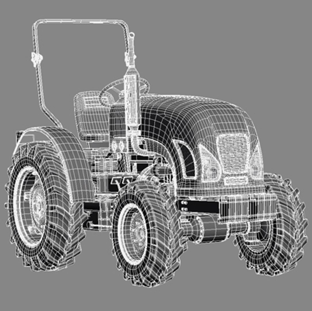 3d Tractor Truck Agrimotor Model
