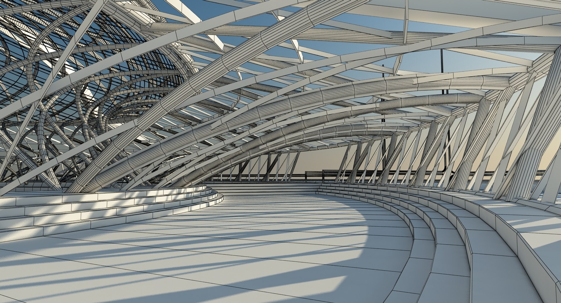 Architectural Scene Interior 3d Model