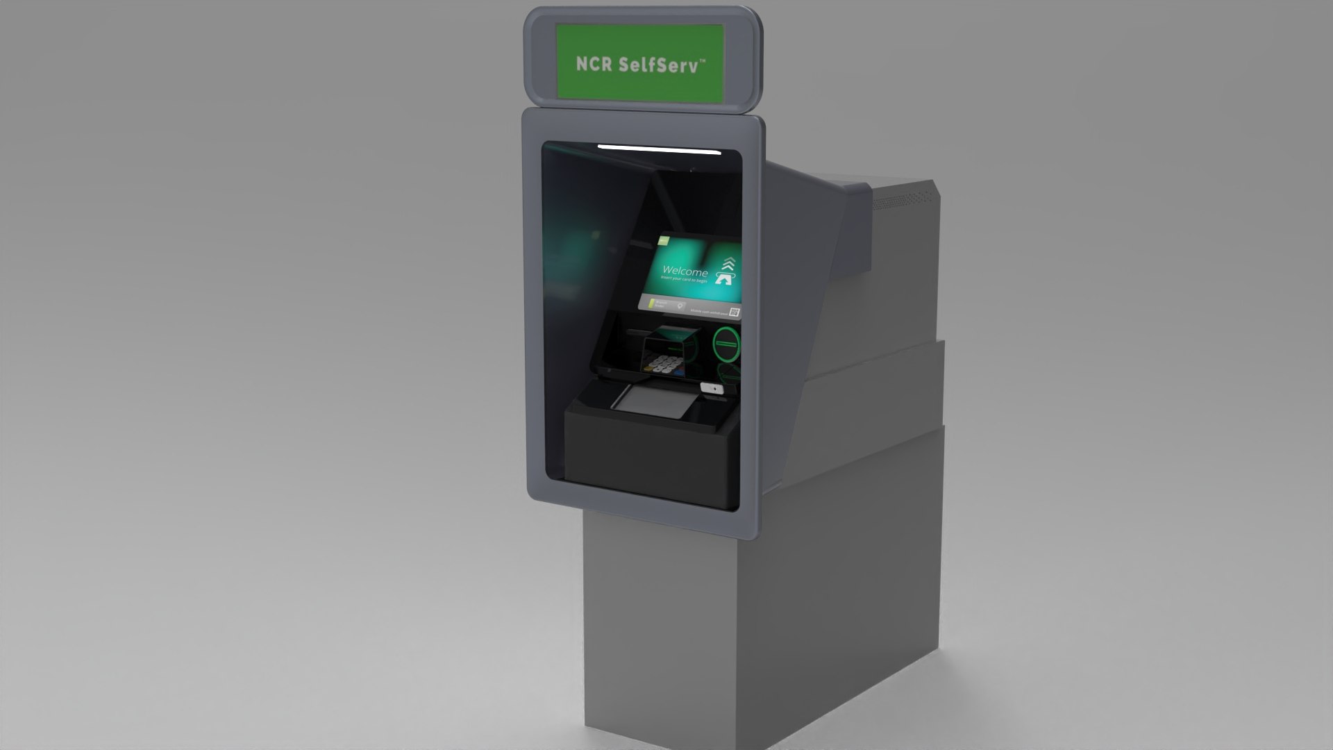NCR SelfServ 87 - Exterior Through The Wall Cash Recycling ATM Model ...