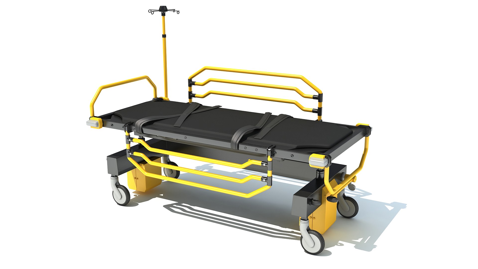 3D medical stretcher model - TurboSquid 1705459