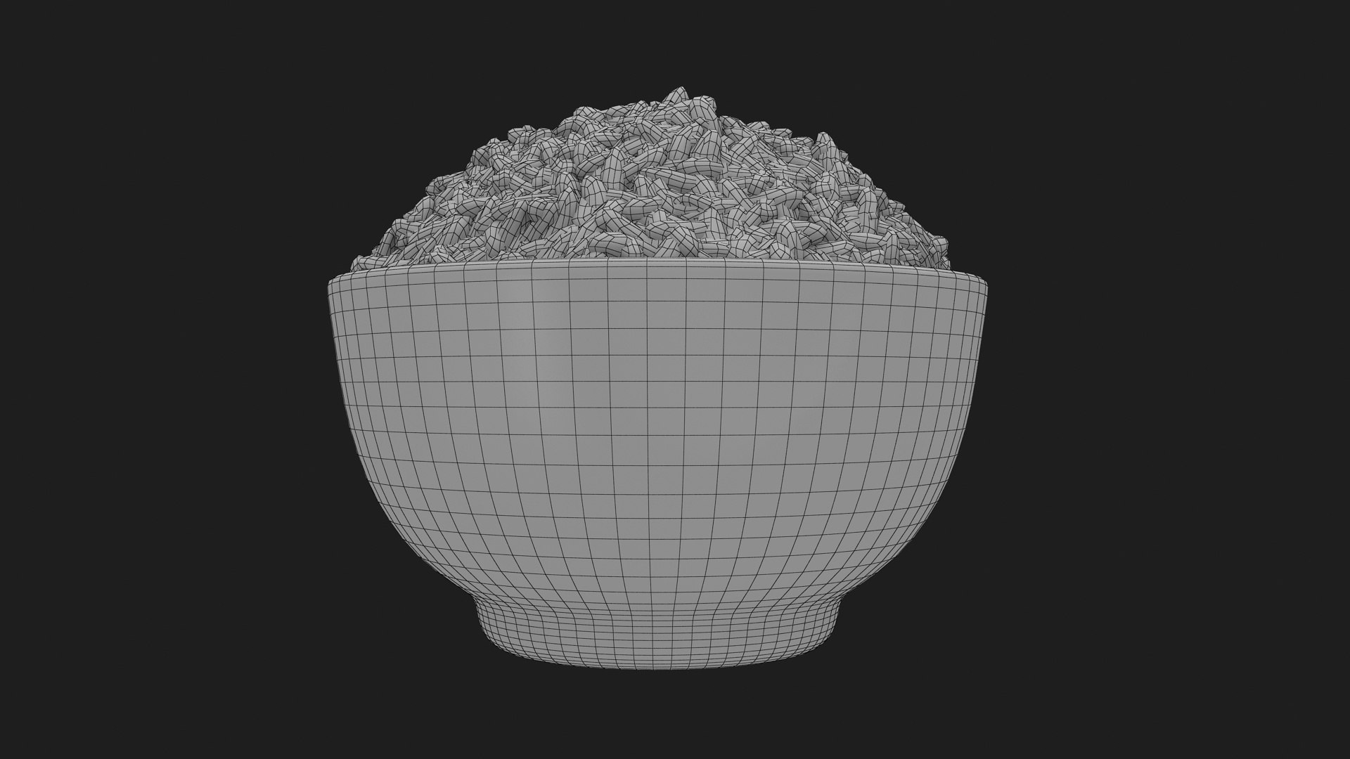 3D Rice Bowl 2 Model - TurboSquid 2337561
