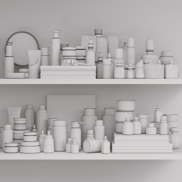 Huge set of cosmetics 3D model - TurboSquid 1817994
