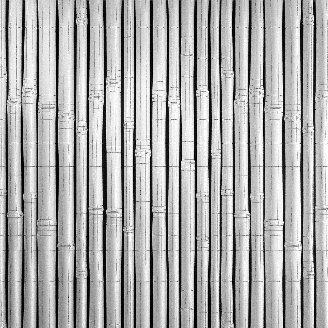 3D Model Bamboo Wall Pattern - TurboSquid 1476452