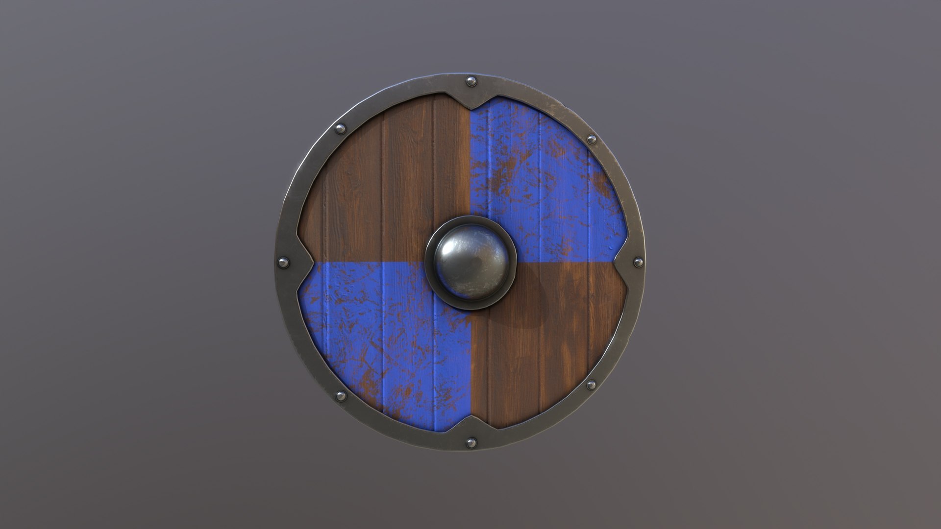 3D model Painted wooden Shields - TurboSquid 1968230