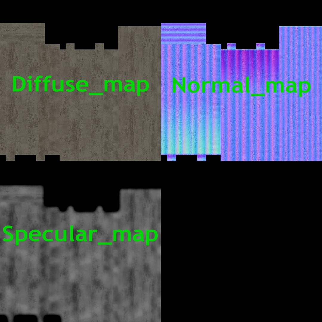 Ladder Wood 3d Model