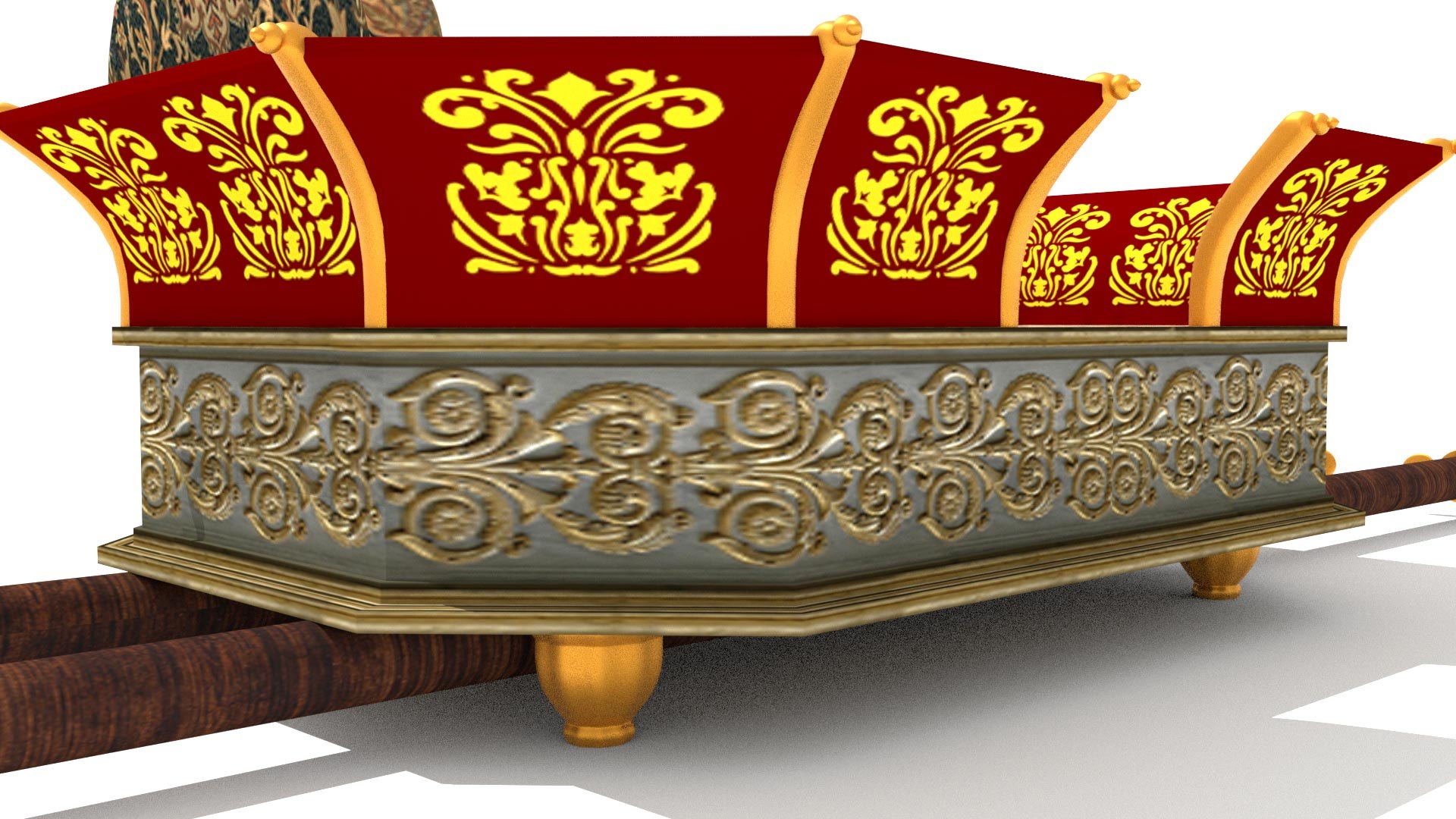 Palanquin Palakhi Model - TurboSquid 1290459