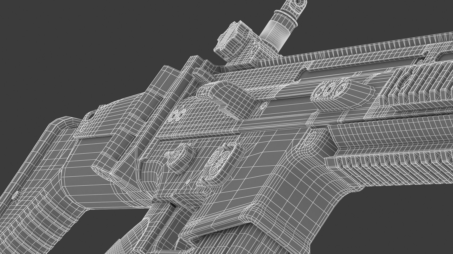 3D FN SCAR - TurboSquid 1760518