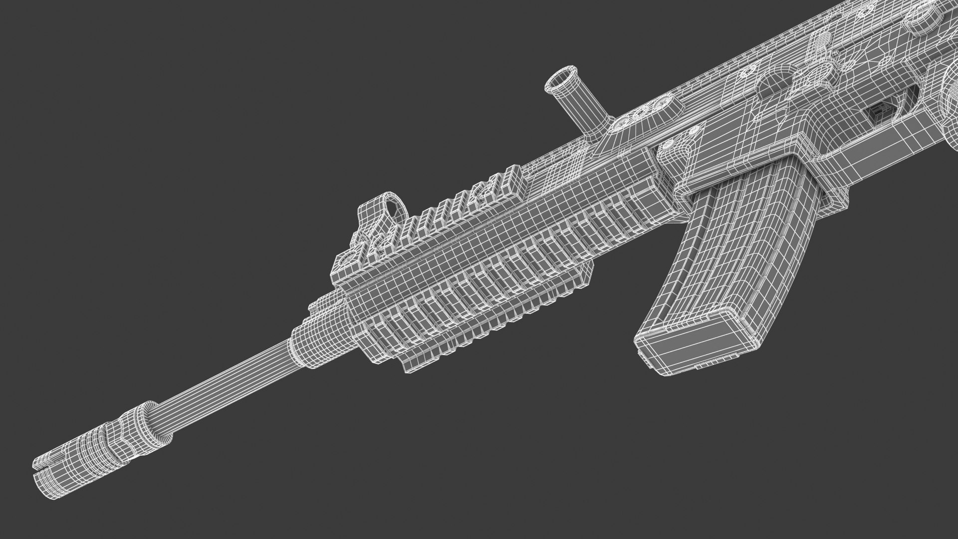 3D FN SCAR - TurboSquid 1760518