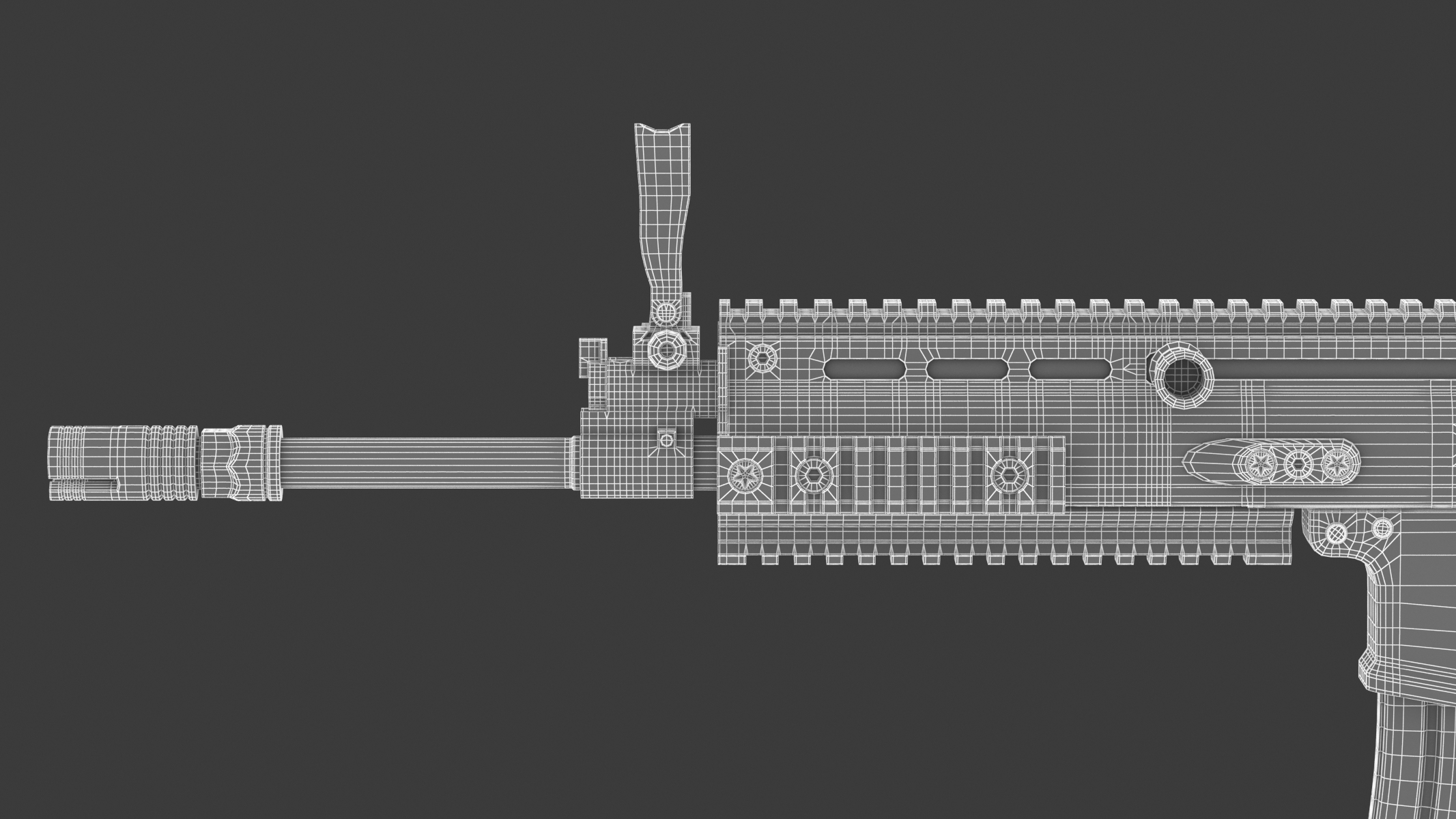 3D FN SCAR - TurboSquid 1760518