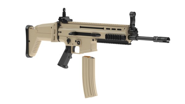 3D FN SCAR - TurboSquid 1760518