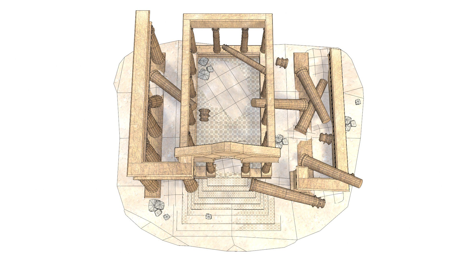 3D Persian Buildings Collection XL - Low Poly - Textured - TurboSquid ...