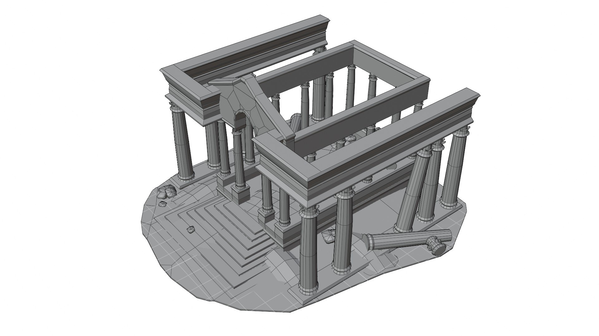 3D Persian Buildings Collection XL - Low Poly - Textured - TurboSquid ...