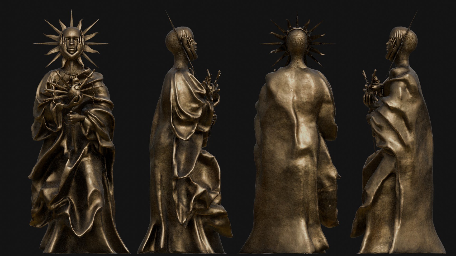 SOL Statue 3D Model - TurboSquid 2348673