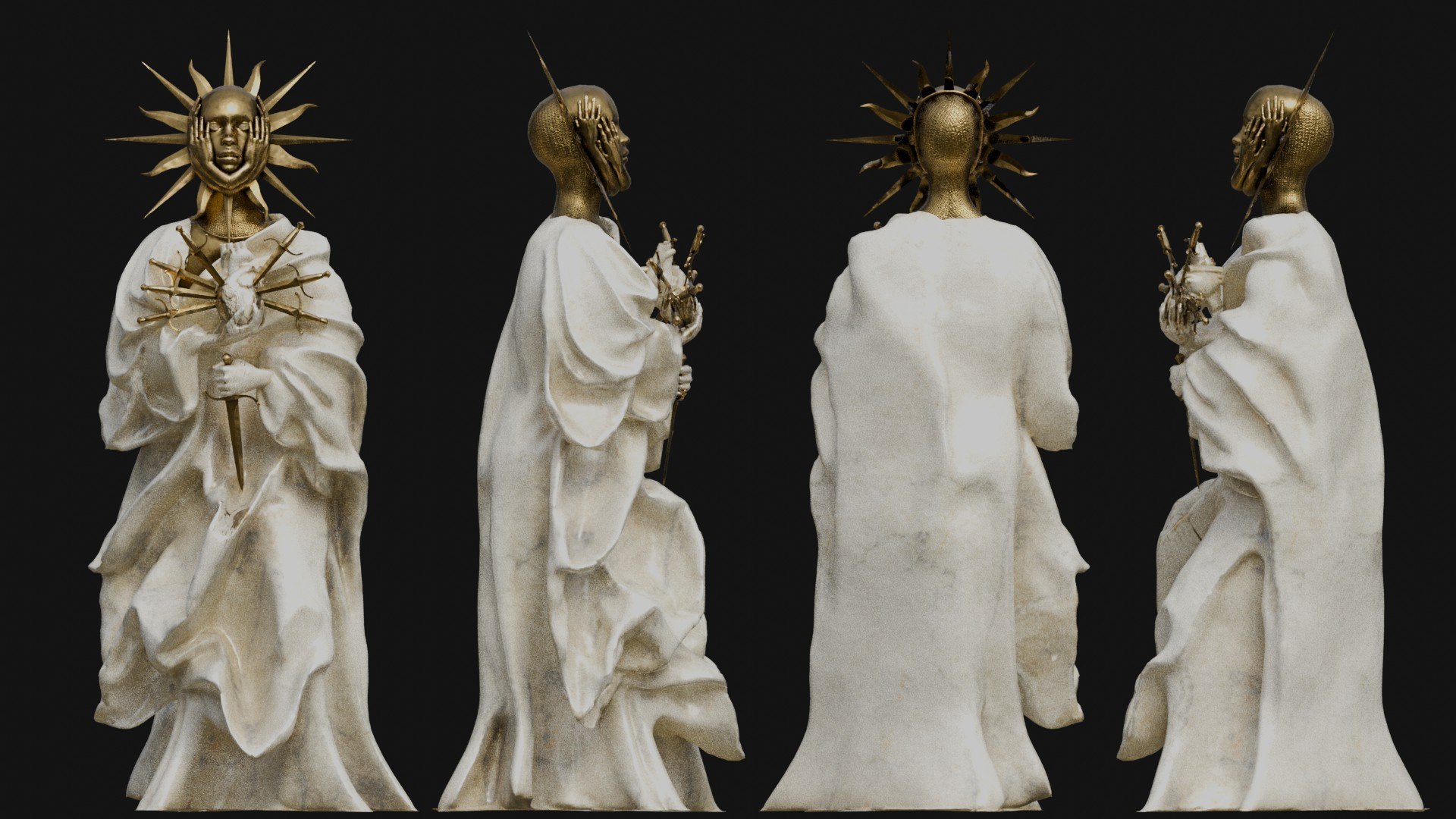 SOL Statue 3D Model - TurboSquid 2348673