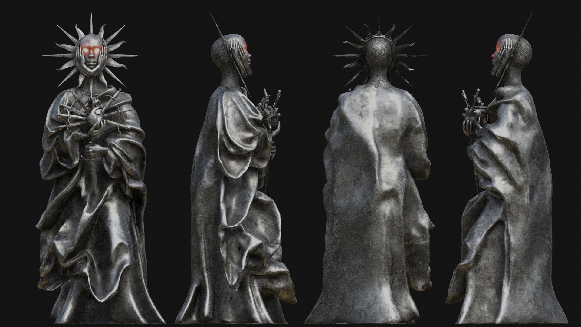 SOL Statue 3D Model - TurboSquid 2348673