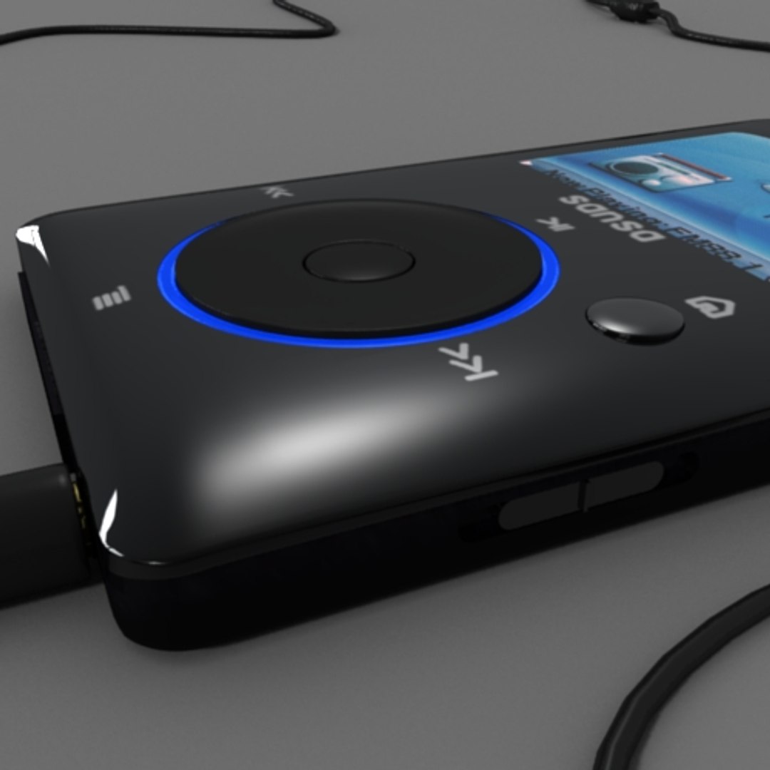 3d Sandisk Sansa Fuze