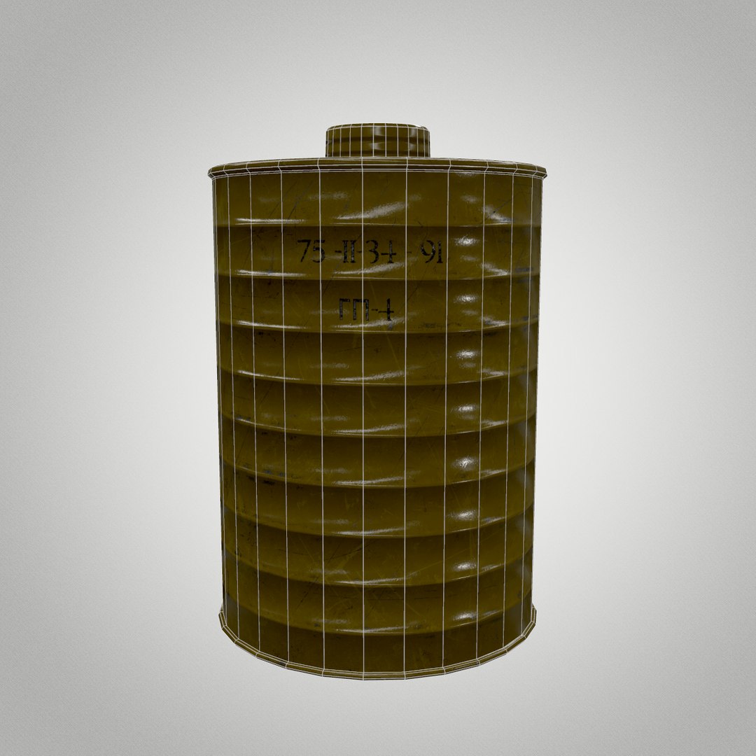 3D Model Gas Filter Gp-4 - TurboSquid 1160690