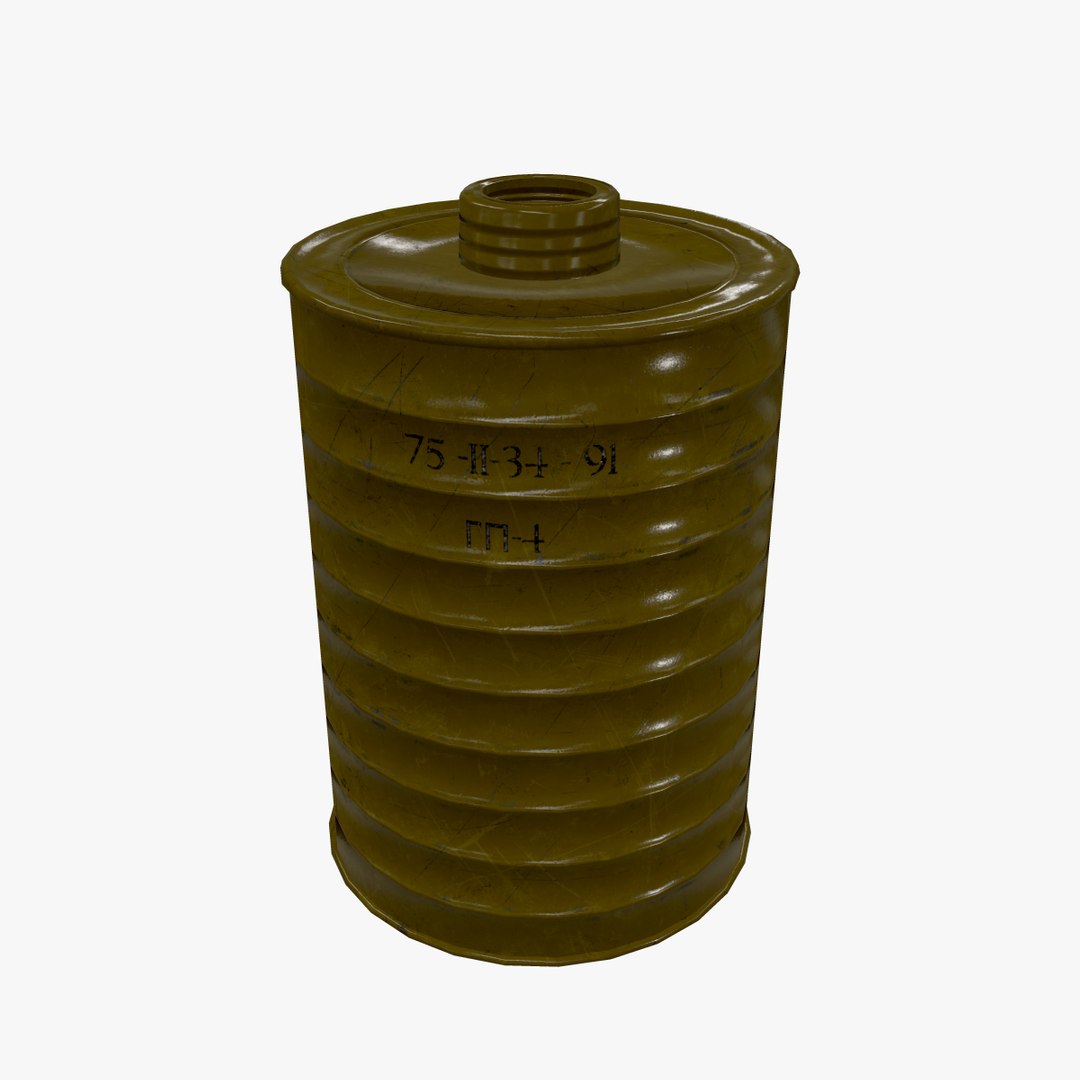 3D Model Gas Filter Gp-4 - TurboSquid 1160690