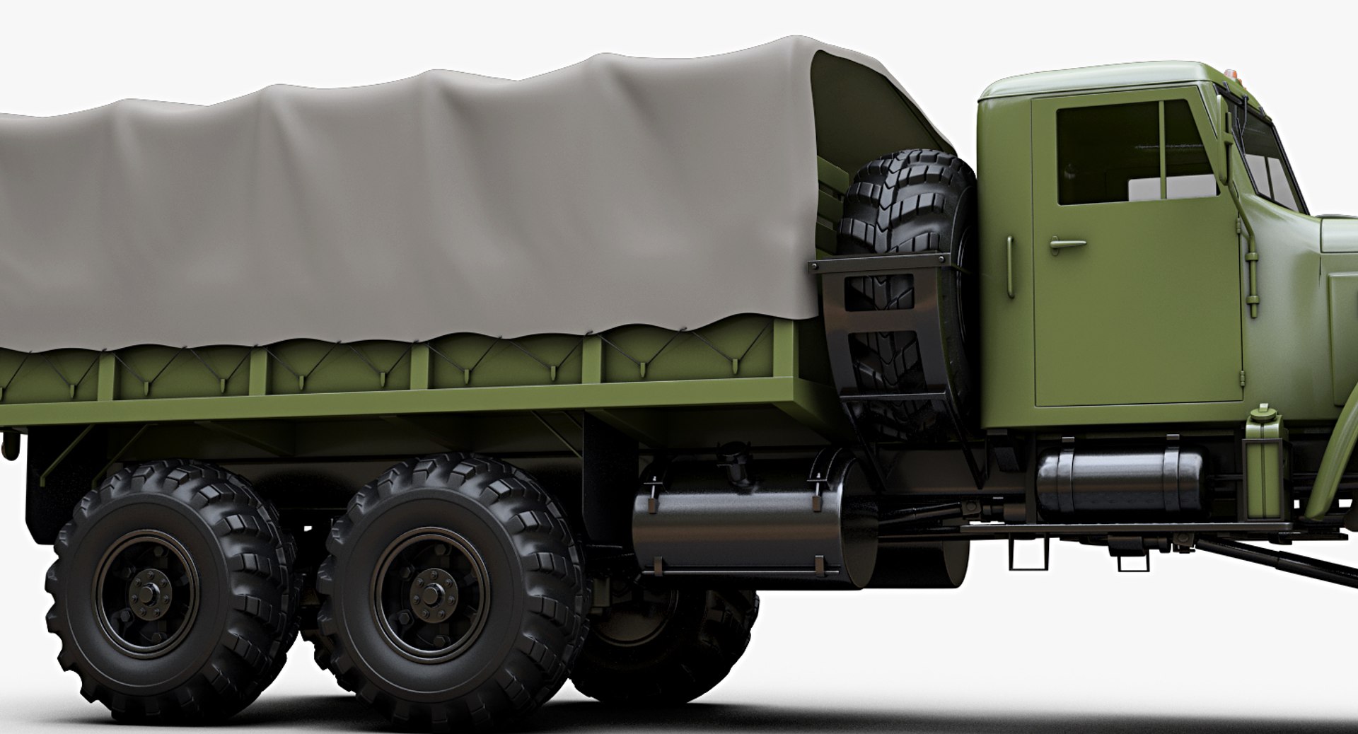 3D Kraz 255 255b Model - TurboSquid 1297227