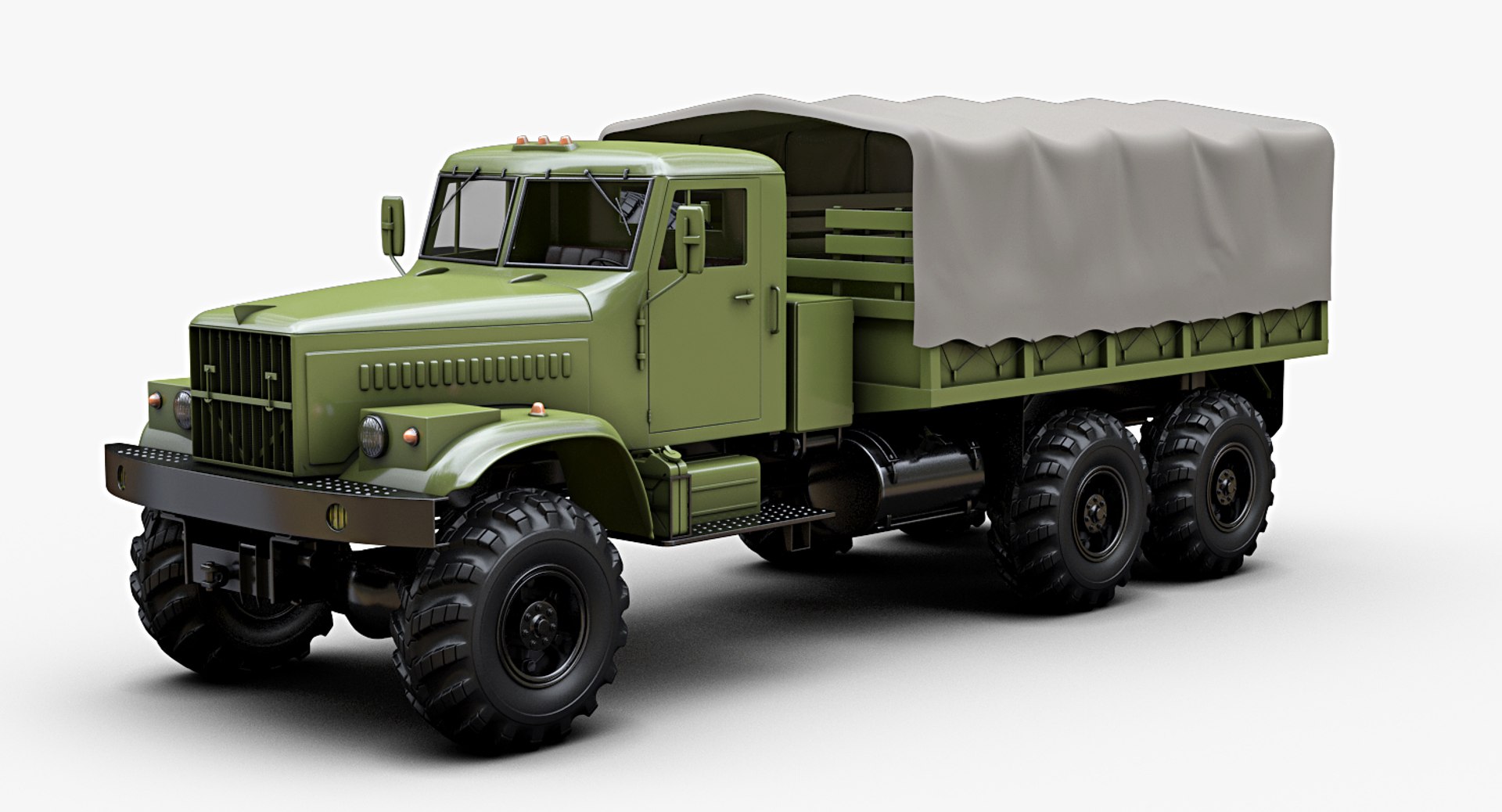 3D Kraz 255 255b Model - TurboSquid 1297227