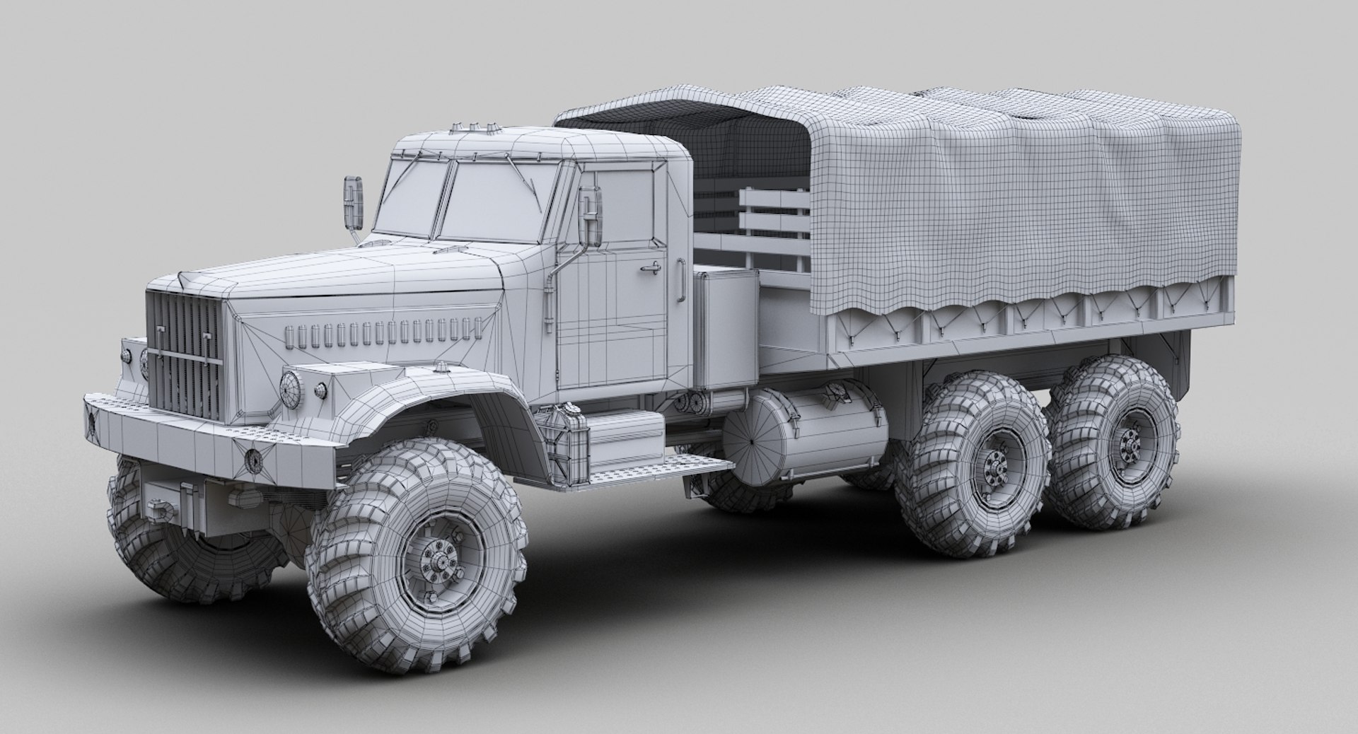 3D Kraz 255 255b Model - TurboSquid 1297227