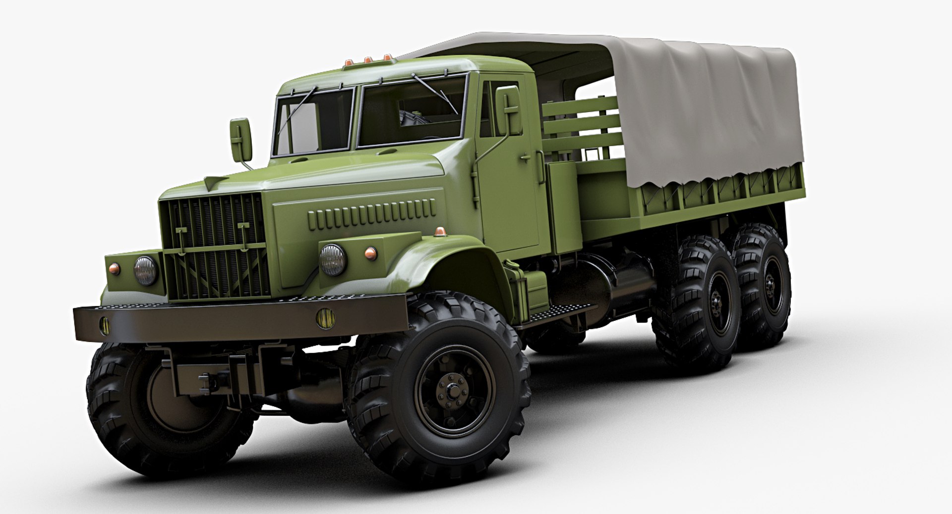 3D Kraz 255 255b Model - TurboSquid 1297227