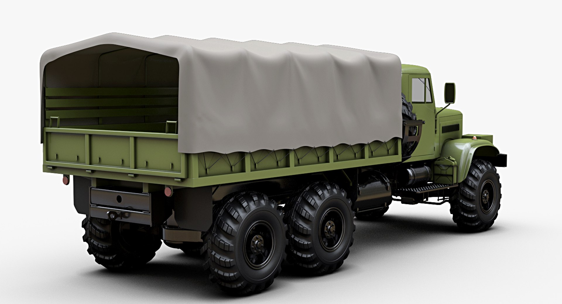 3D Kraz 255 255b Model - TurboSquid 1297227
