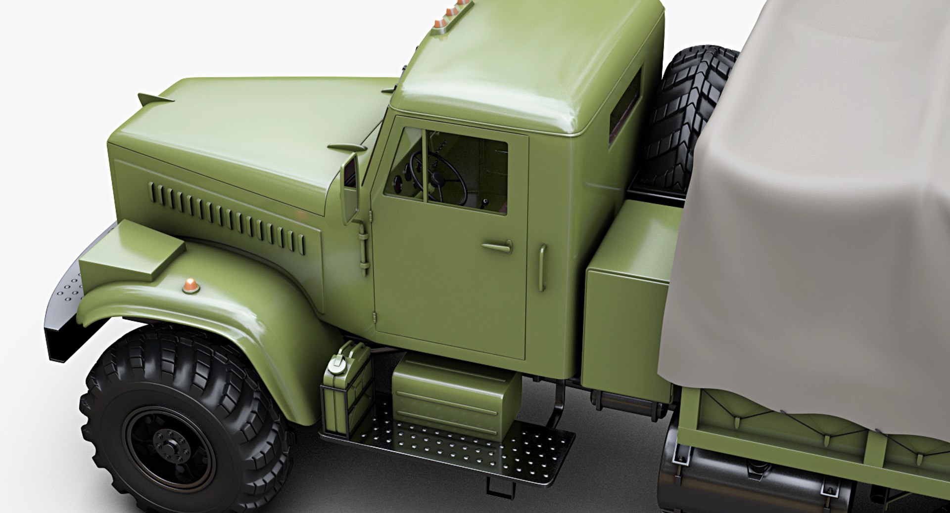 3D Kraz 255 255b Model - TurboSquid 1297227